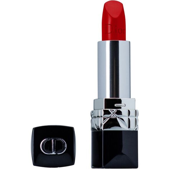 Dior | Makeup | Rouge Dior Lipstick 999 Red Satin Finish Deep Intensity ...